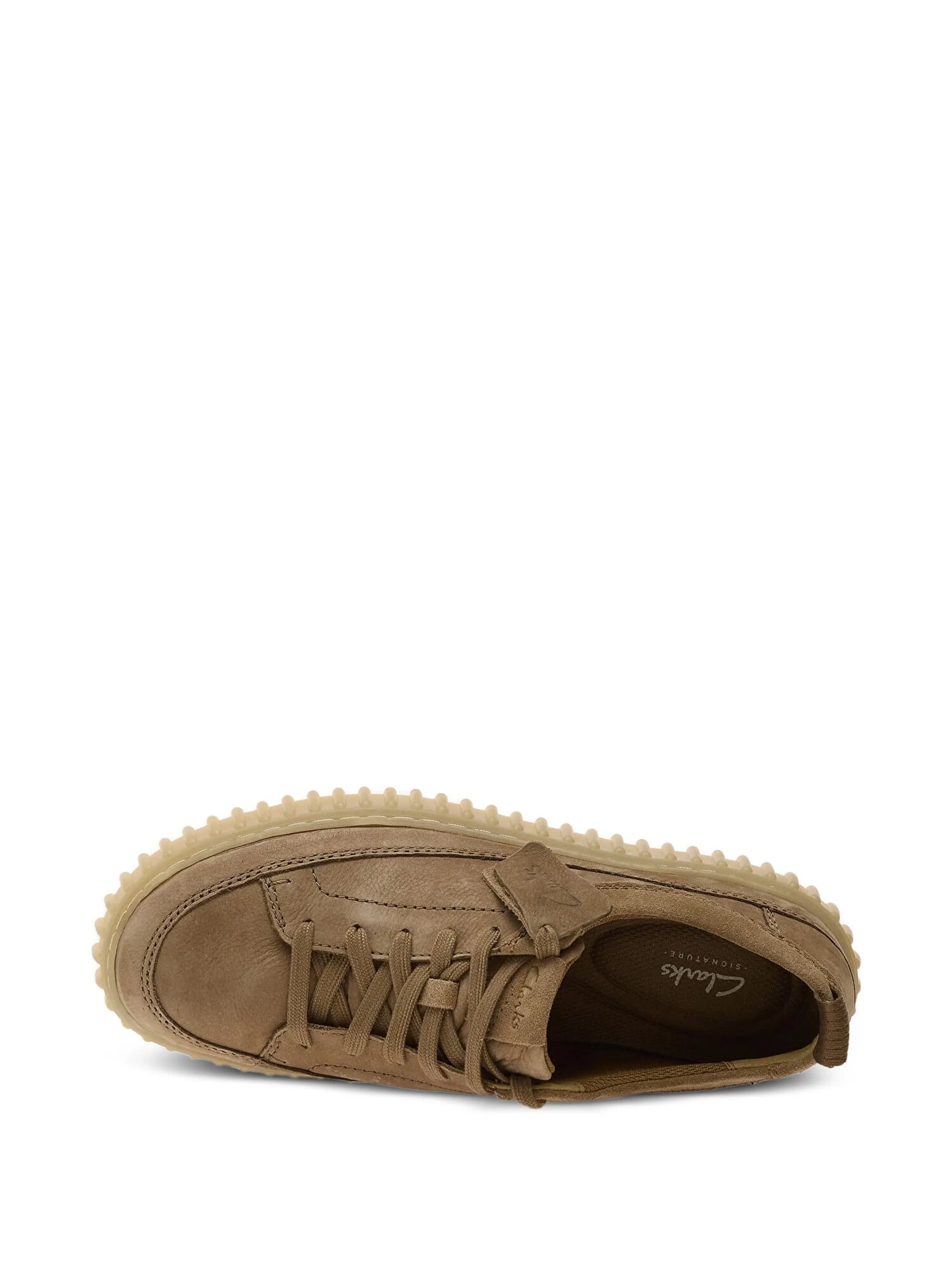 Кроссовки Clarks Torhill Lace, размер 10, коричневый/серый/оранжевый — фото 1