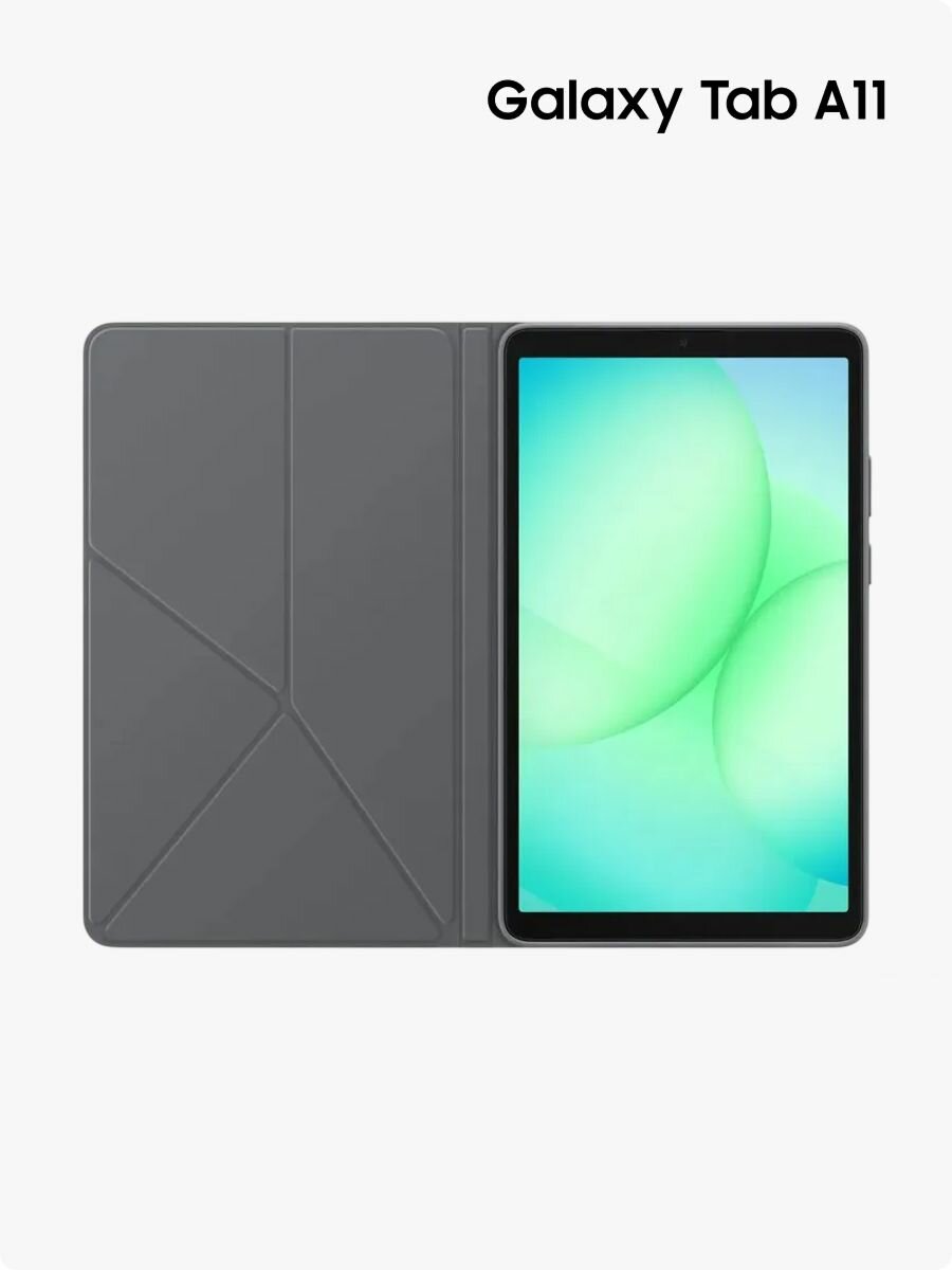 Чехол Book Cover для Samsung Galaxy Tab A11, черный чехол-обложка с подставкой