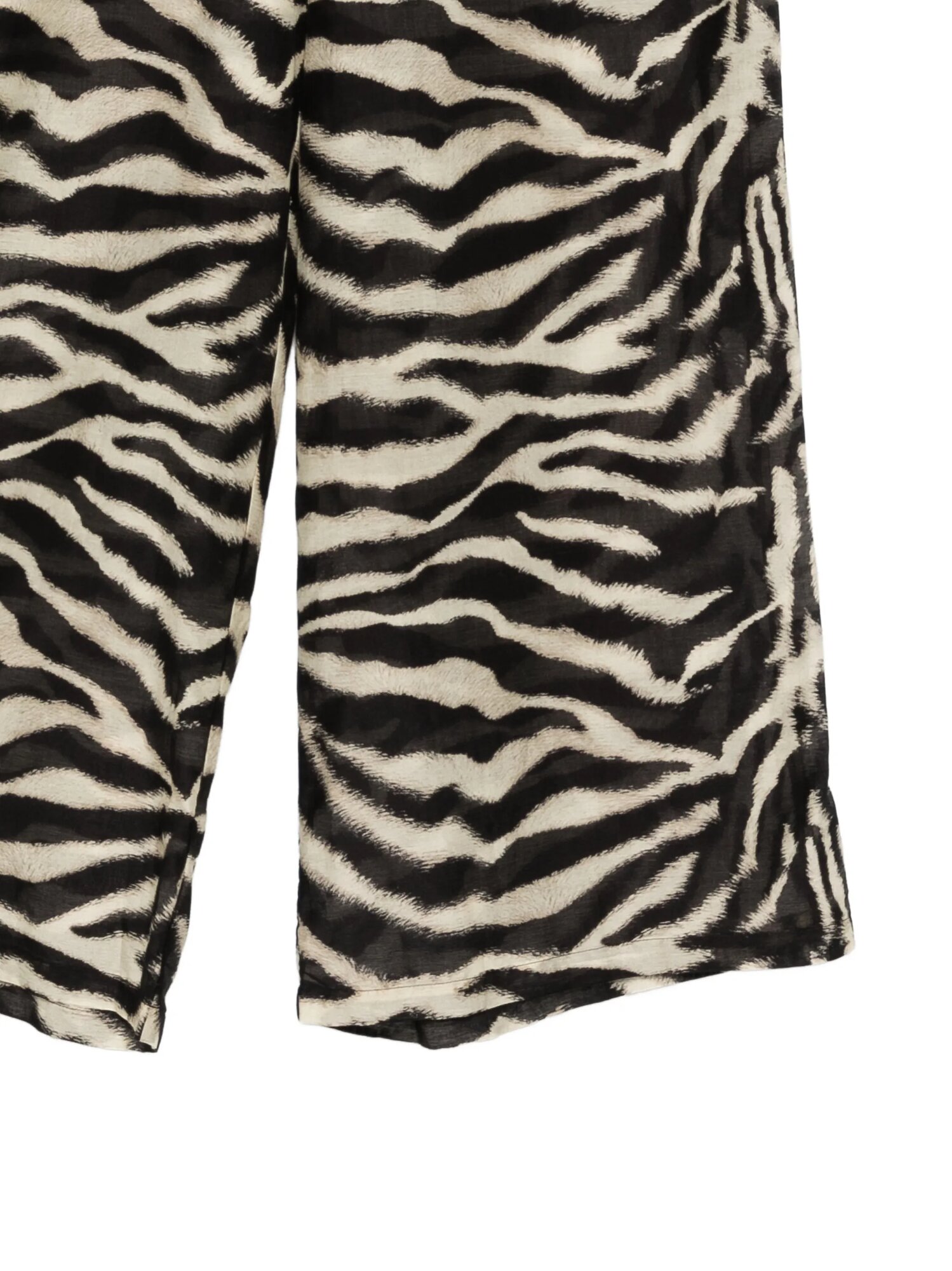 Брюки Ermanno Scervino Zebra-print trousers, размер 38, разноцветный — фото 1