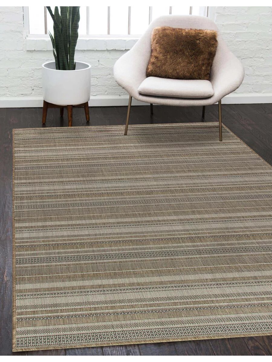 Циновка / напольная / джут / полипропилен / размер 170х300 см (1.7х3 м)