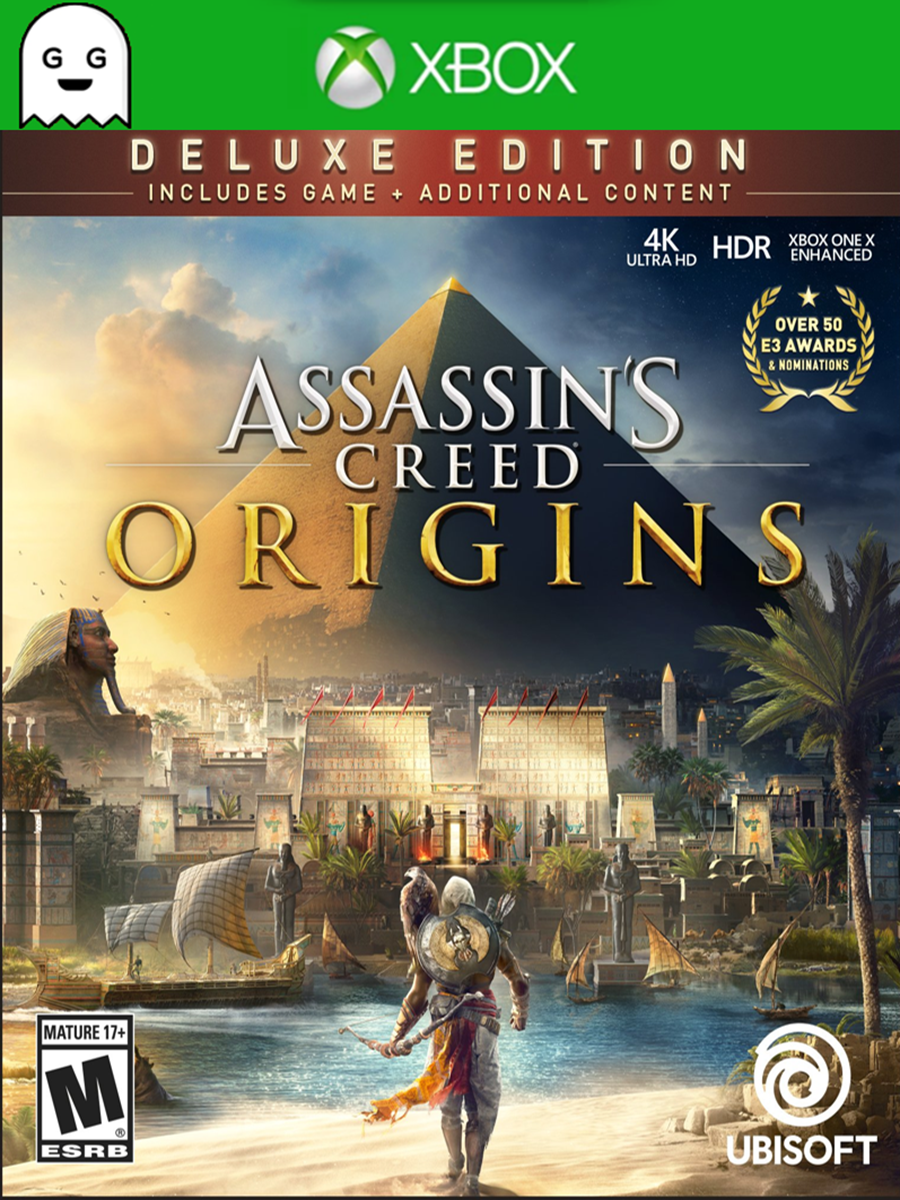 Игра Assassin’s Creed Origins Deluxe Edition, цифровой ключ для Xbox One/Series X|S, Русская озвучка, Аргентина
