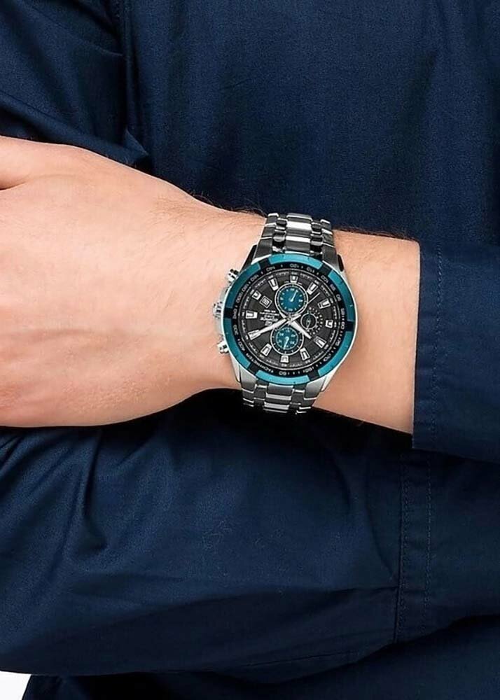 Наручные часы CASIO Edifice, серебристый — фото 1