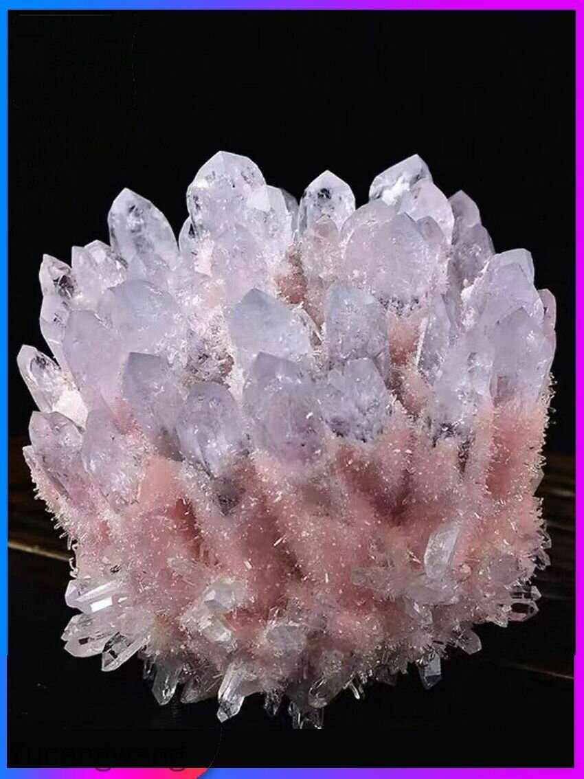 Друза натуральный камень горный хрусталь. Оберег декоративный для интерьера. Жеода минерала кварц.