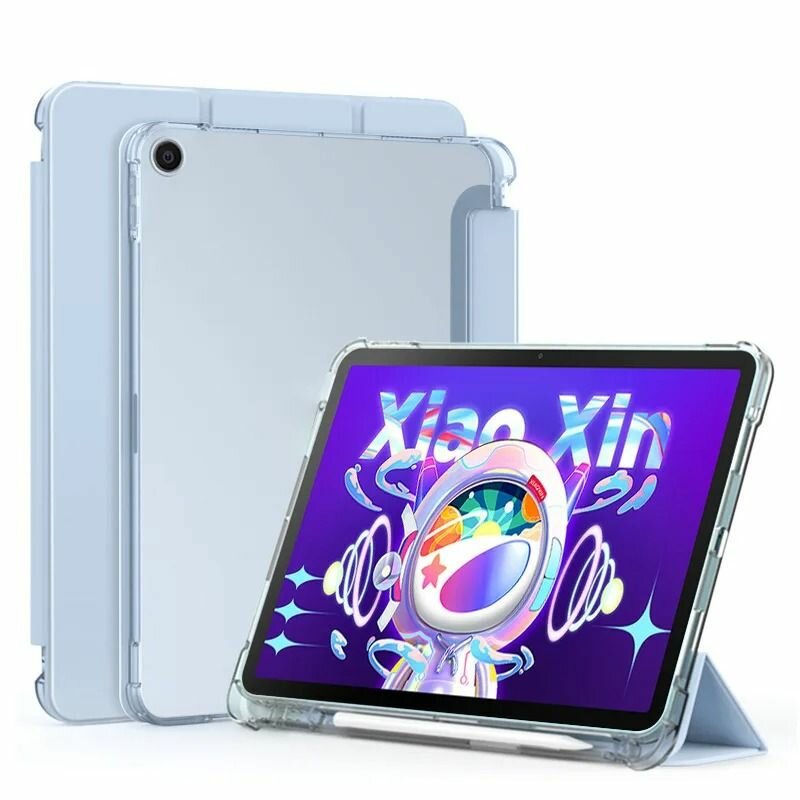 Умный чехол для Lenovo Xiaoxin Pad 2022 10.6 дюйма 2022 TB125FU/TB128FU складывающийся стенд кожаный магнитный с карандашом держатель Lenovo Tab M10 плюс 3 - е поколение 10,6" дюйма корпуса планшета