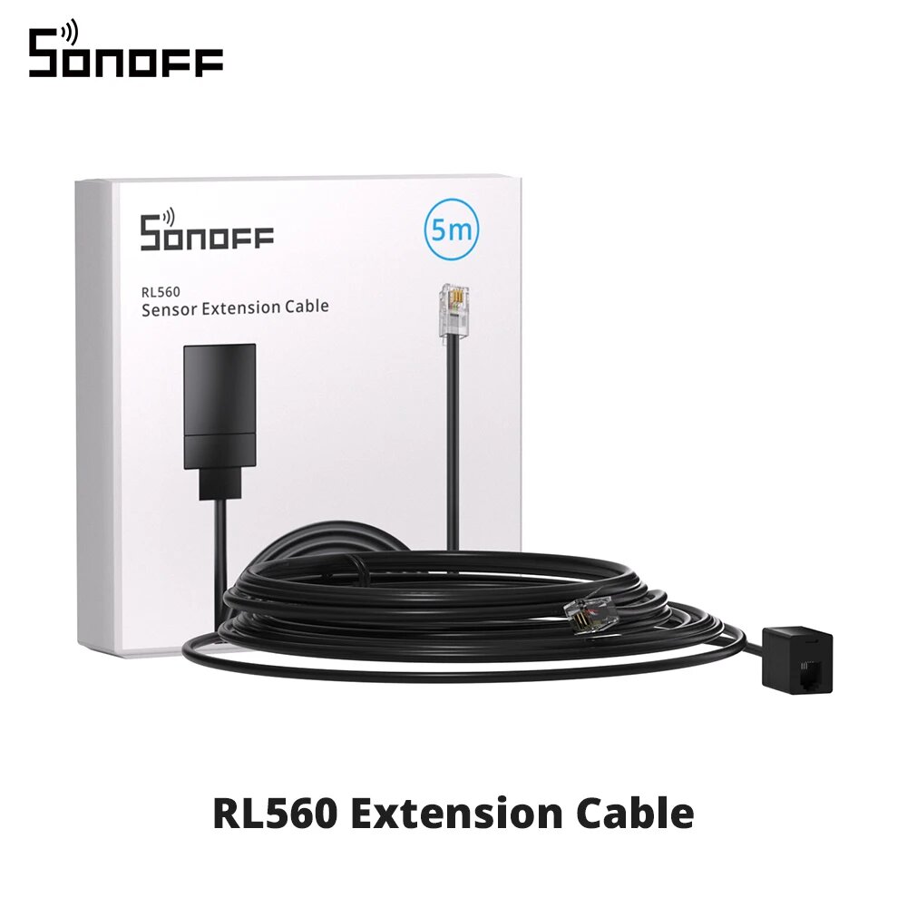 Датчик температуры и влажности SONOFF THS01/WTS01 RL560 Cable