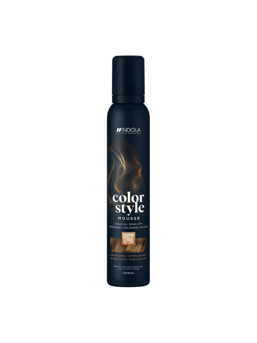 Indola Color Style Dark Blonde Оттеночный мусс для волос 200мл