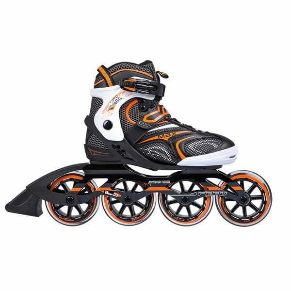 DECATHLON ролики nils extreme NA1060 S, черный/оранжевый, размер 40, колеса 100 мм