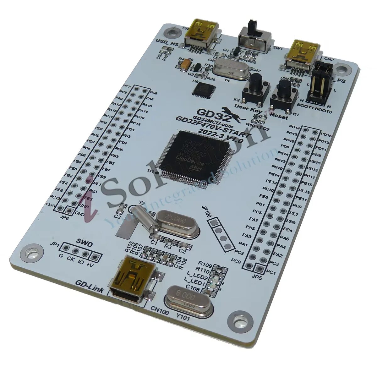 Обучающая доска начального уровня GD32F470V-START