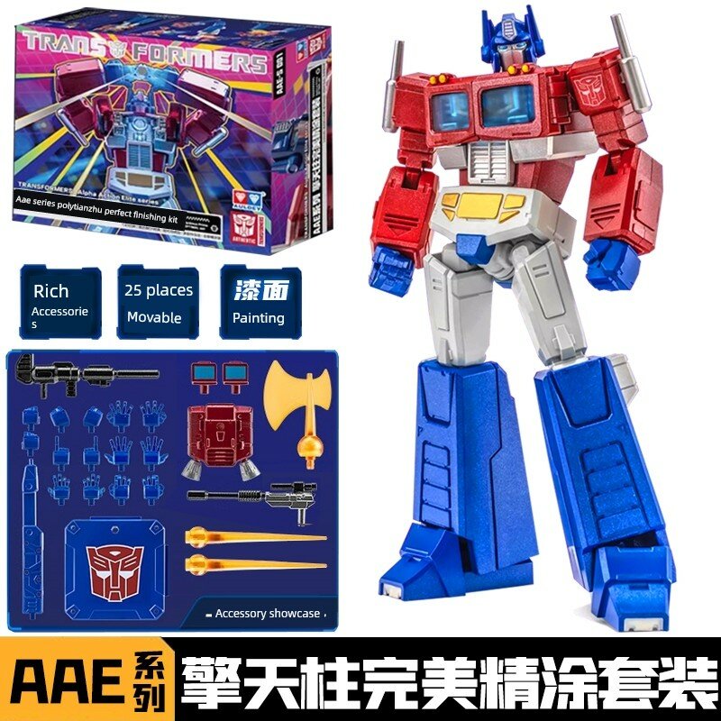 Коллекционная модель AAE Series Transformers Оптимус Прайм с точной покраской, масштаб 1:12, игрушка-фигурка