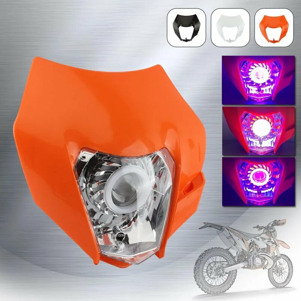 Эндуро Светодиодная фара для мотоцикла, внедорожника Аксессуары for KTM Kayo
