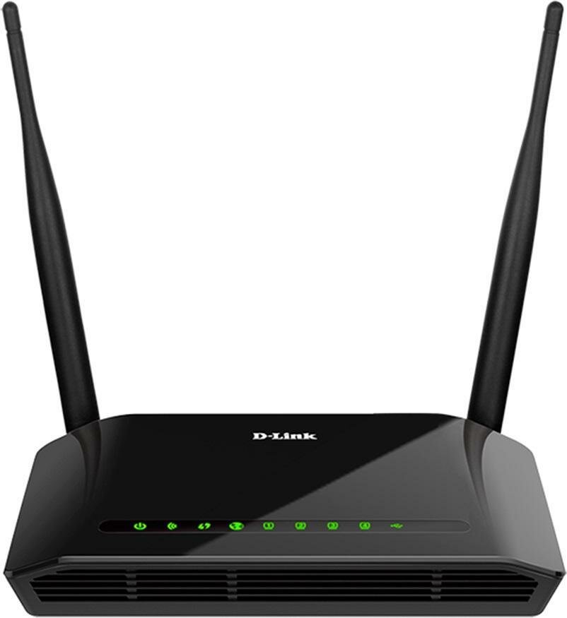 Беспроводной маршрутизатор D-Link DIR-620S/RU/B1A, 802.11gn 300Mbps 2.4 ГГц 4xLAN USB черный
