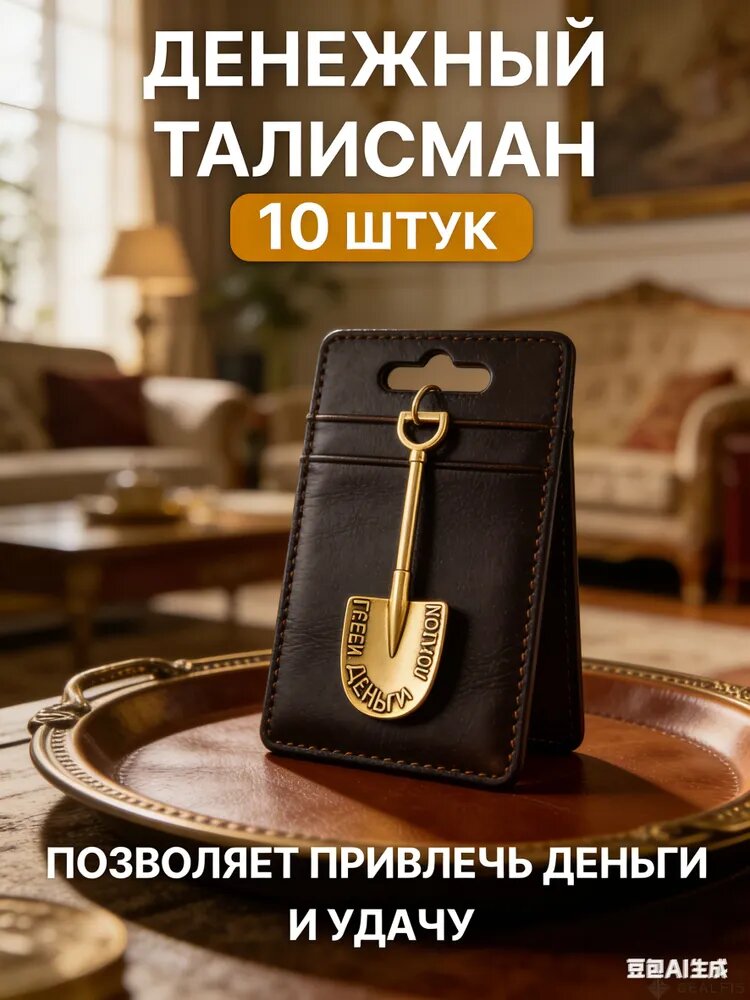 Подарочный набор для коллег из 10 предметов, денежный амулет, сувенир на удачу для офиса и друзей