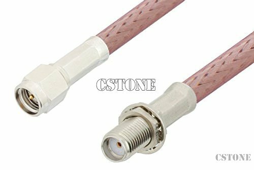 SMA штыревой к SMA гнездовой переборочный кабель используя RG142 коаксиальный