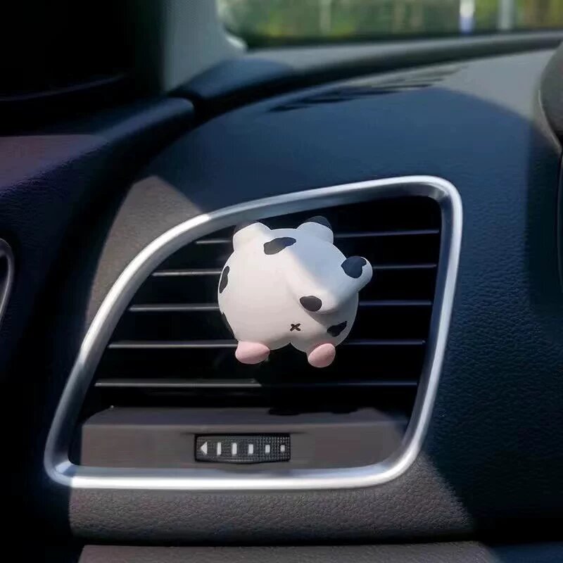 Милое кошачье зад Air Vent Clip Свежий камень-диффузор из керамики для автомобиля, 1 шт