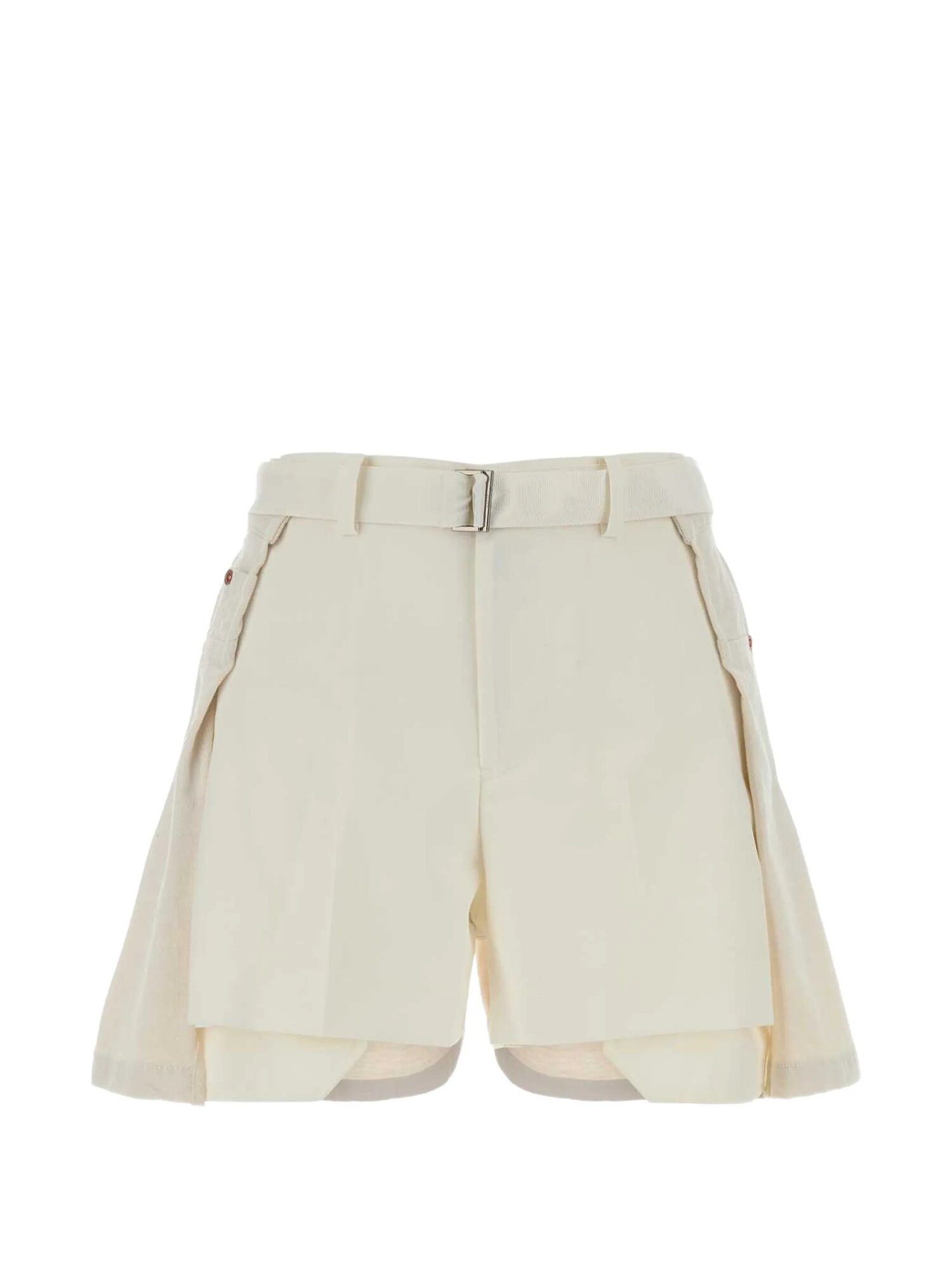 Шорты Belted denim shorts