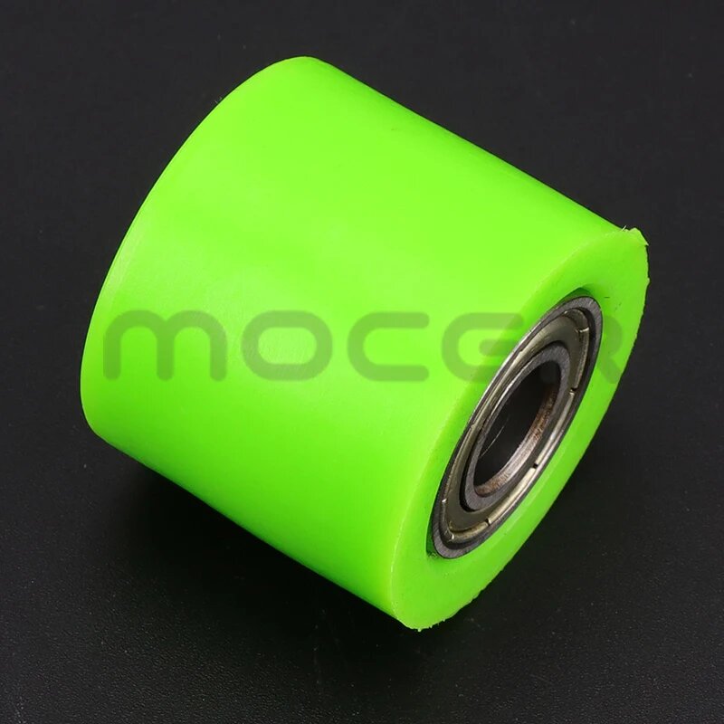 Мотоцикл 8 мм/10 мм приводная цепь роликовый шкив колеса слайдер натяжитель Зеленый, green 10mm