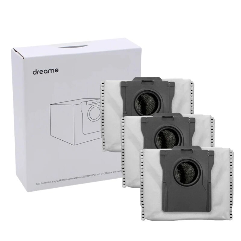 Dreame L40/X40 Ultra, мешки для пыли, 3 шт, белые