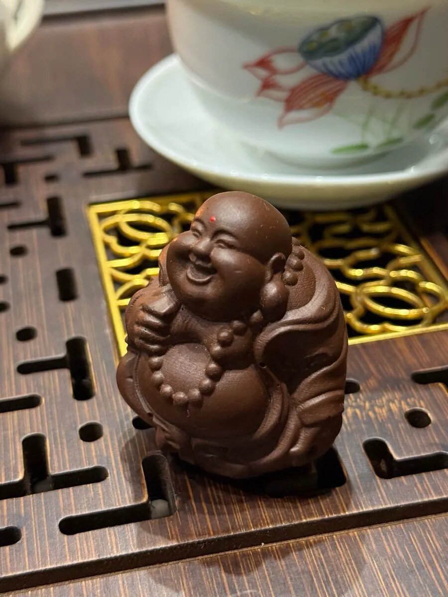 Фигурка для чайной церемонии Будда Хотей чайный мастер