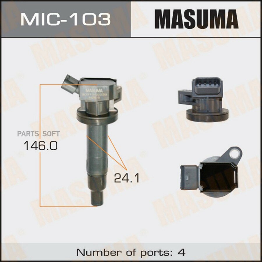 Катушка зажигания MASUMA MIC-103 | цена за 1 шт