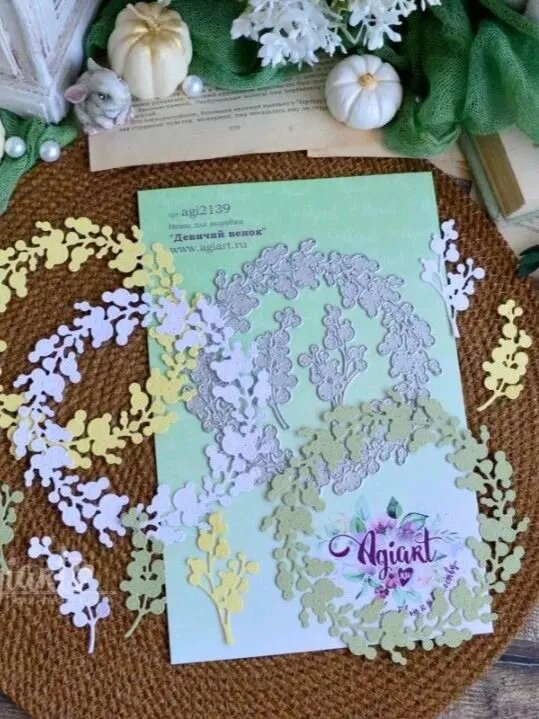Ножи для вырубки "Девичий венок" от AgiArt