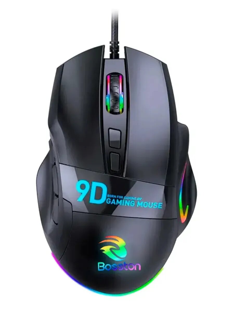 Игровая мышь Bosston Wired Gaming Mouse GM130 Black