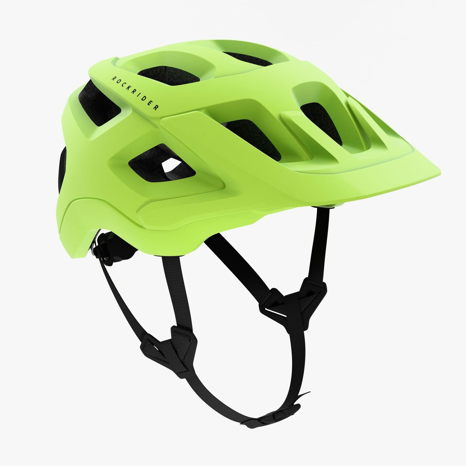 DECATHLON шлем защитный Decathlon Rockrider Expl 500, желтый флуоресцентный, размер L (59-62)
