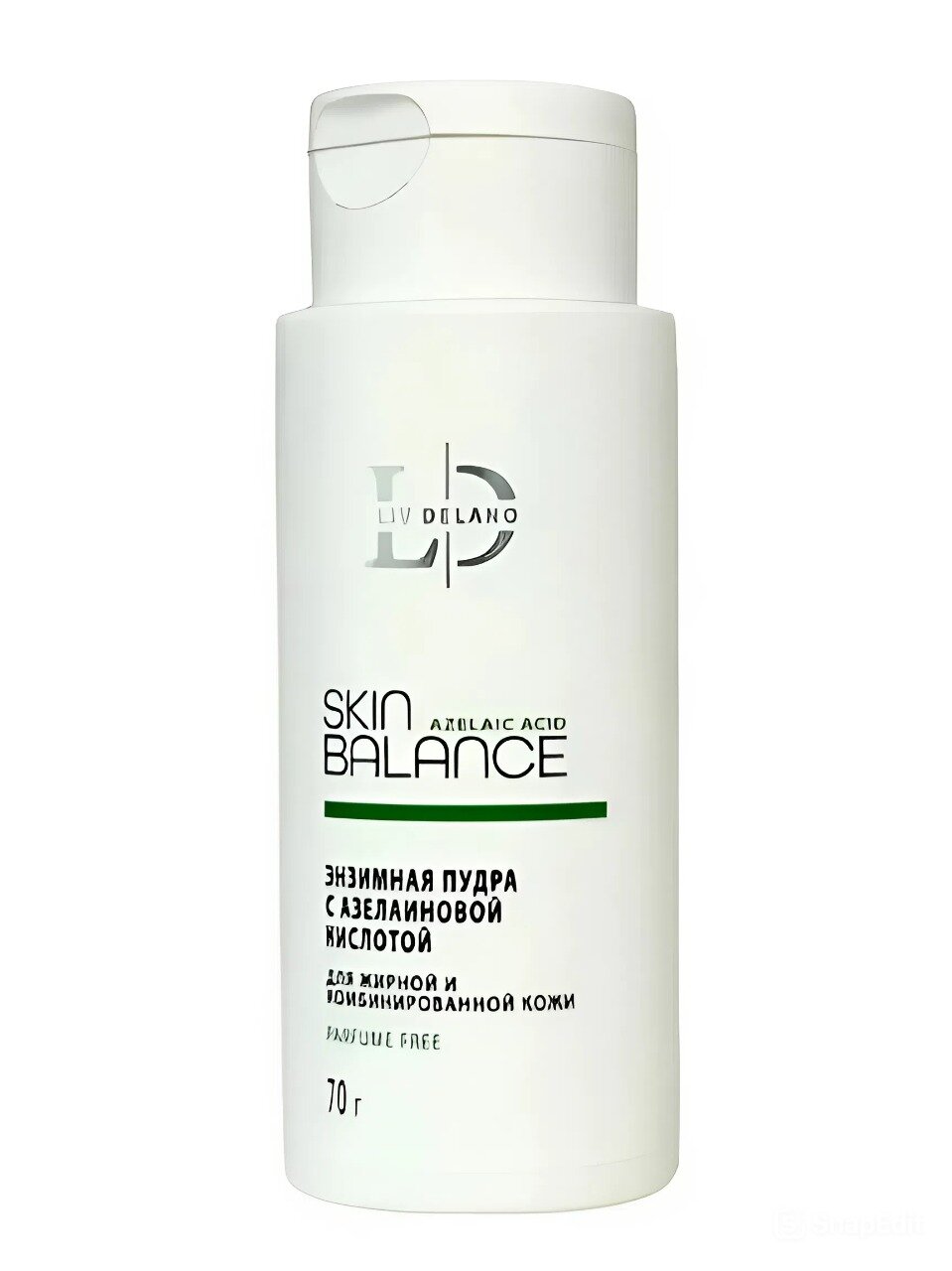 Liv Delano Пудра энзимная Skin Balance с азелаиновой кислотой 70г