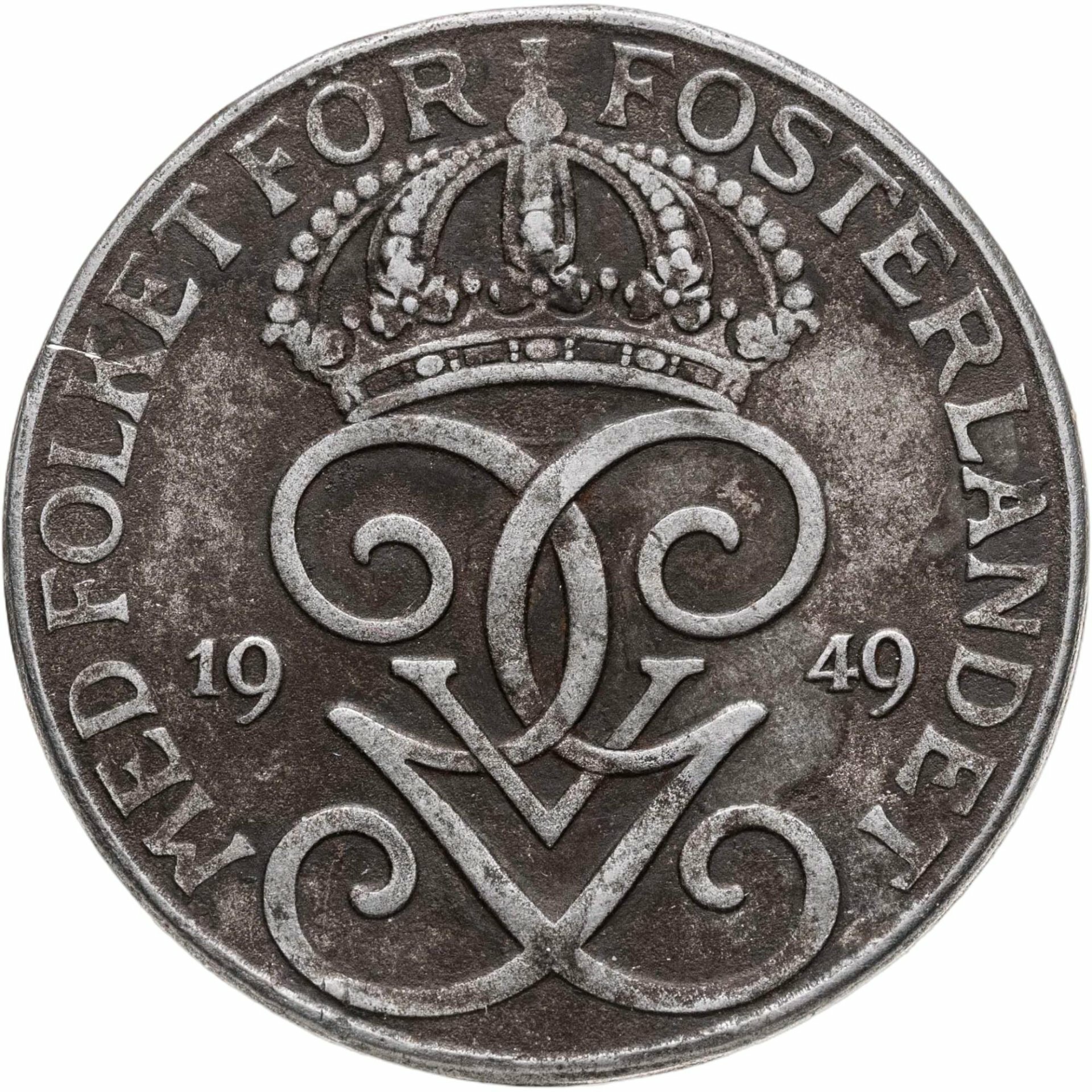 Швеция 5 эре (ore) 1949 — фото 1