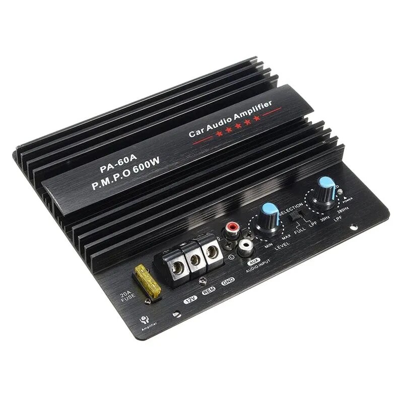 12V 600W Car Audio Усилитель Мощности Boord Сабвуфер Без Потерь Мощный Моноканальный Repalcement