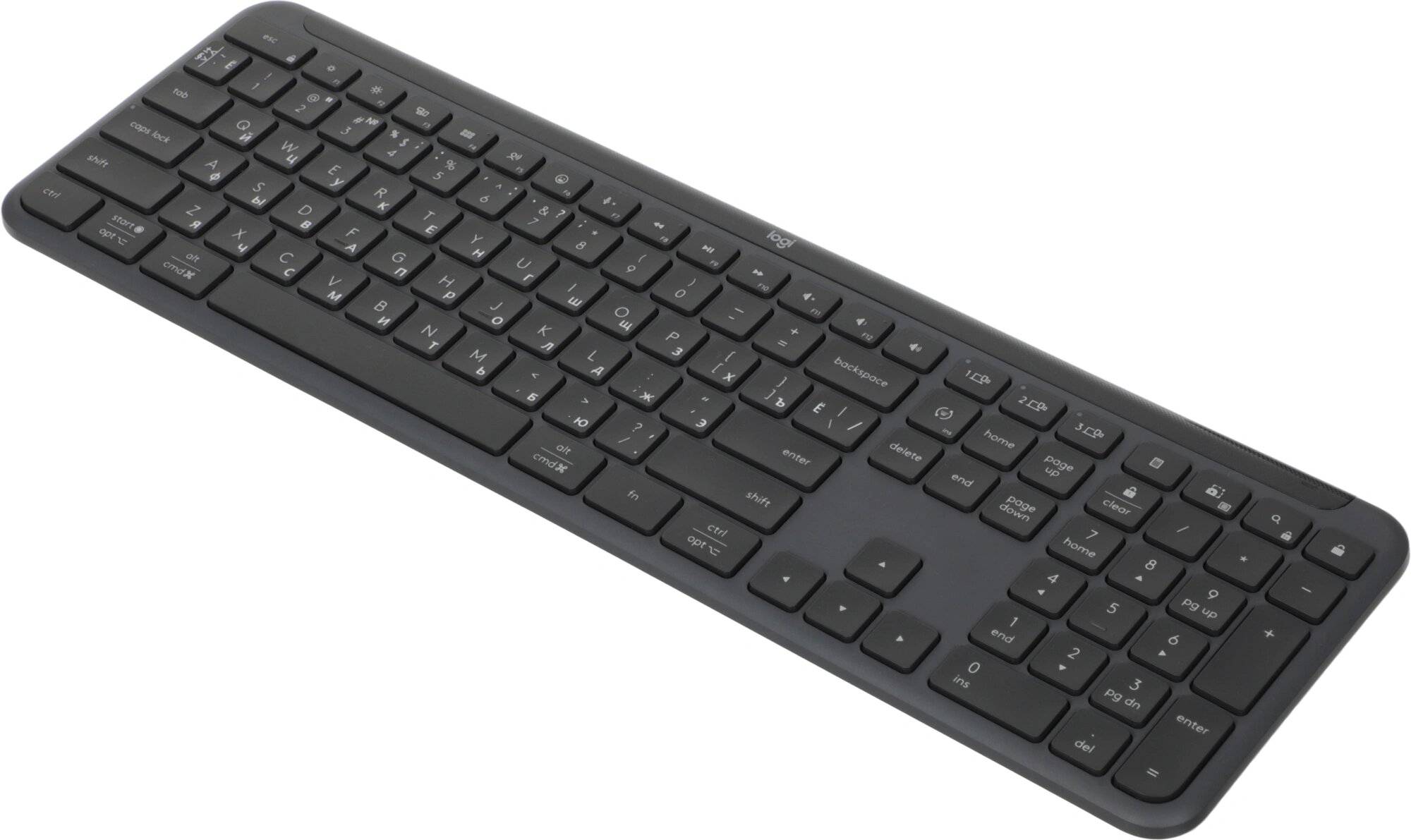 Клавиатура LOGITECH беспроводная K950 черная USB BT/Radio slim