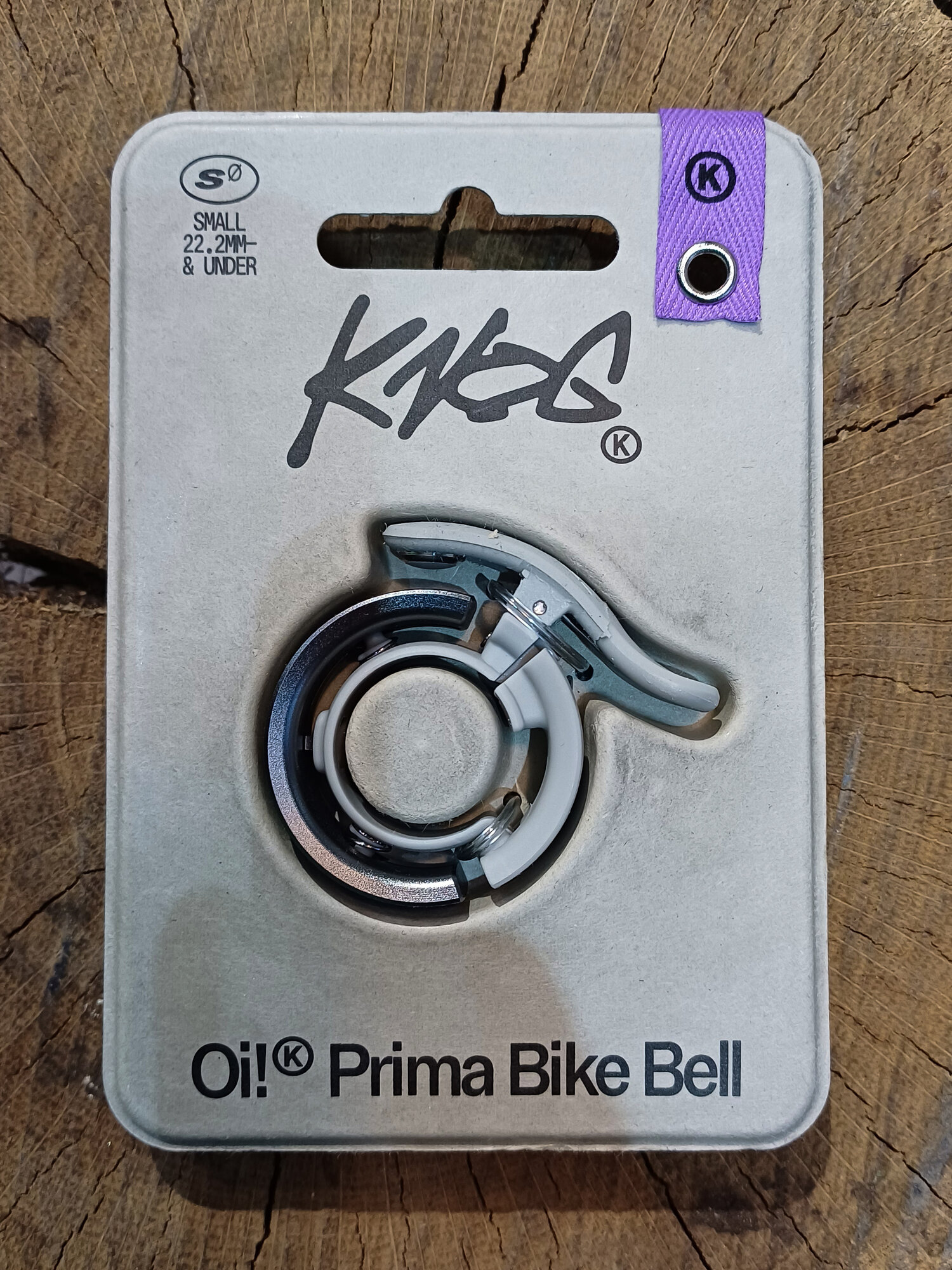 Звонок для прямого руля Knog Oi Prima Grey S