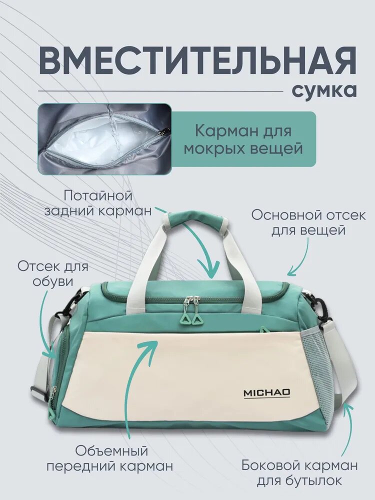Сумка шоппер, на плечо — фото 1