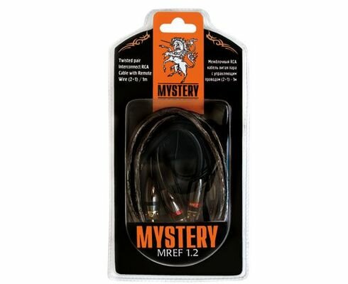 MYSTERY Кабель RCA, 1м, двойной экран, витая пара MREF 1,2*****