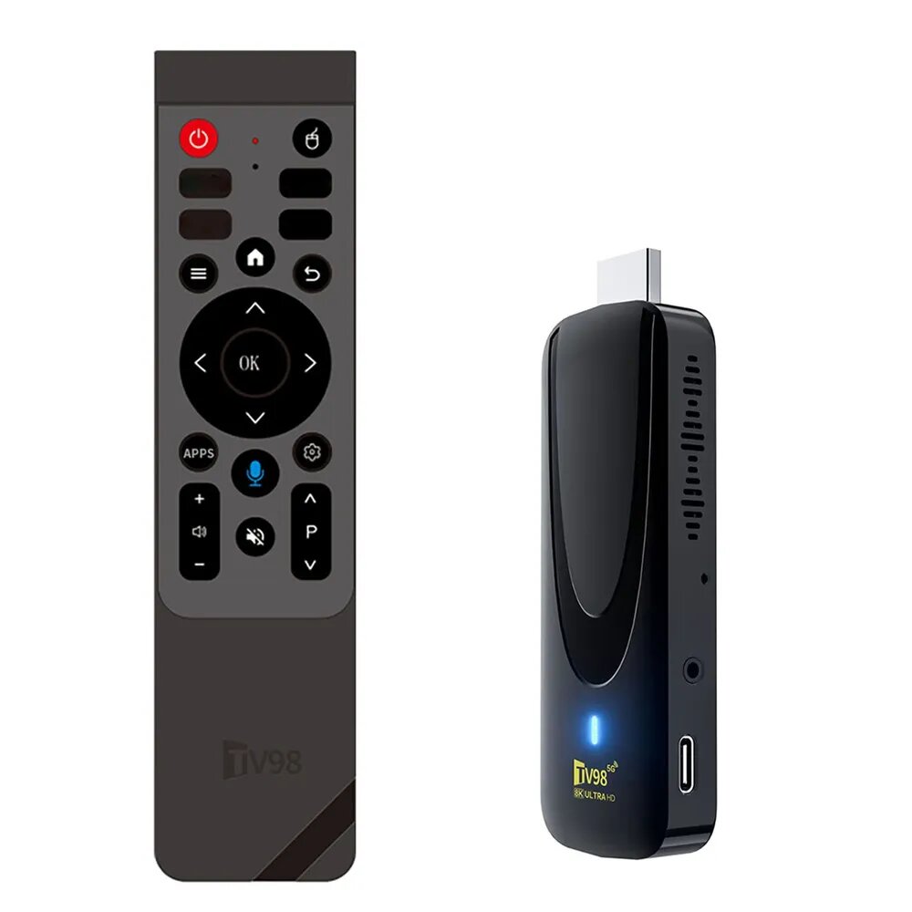 ТВ-приставка Android 14, RK3518, 2 ГБ ОЗУ/16 ГБ ПЗУ, Wi-Fi 6, Bluetooth 5.0, HDMI 3.0a, 4K@60 Гц