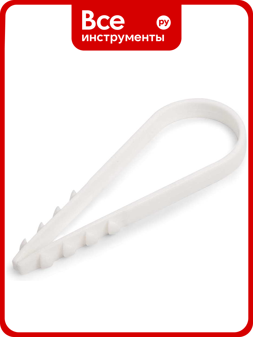 Дюбель-хомут FORTISFLEX нейлон ДХ 19-25 (б) 100 шт. 57551