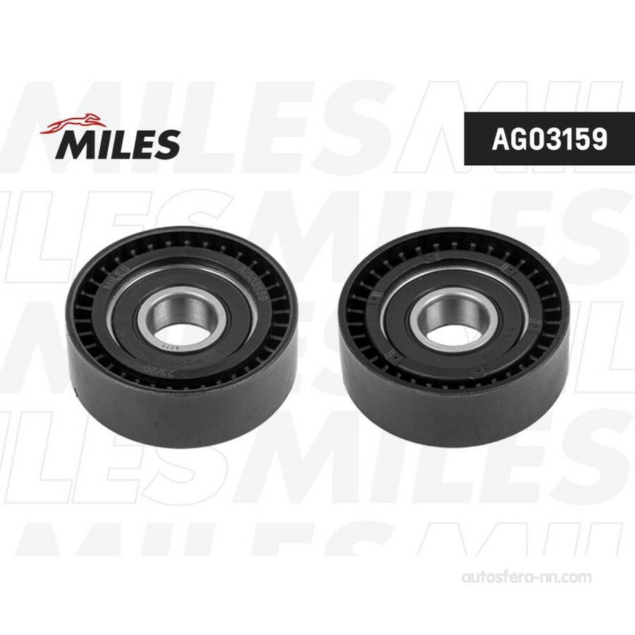 MILES AG03159 Ролик ремня приводного VW GOLF 5/JETTA/TIGUAN 1.4 06-