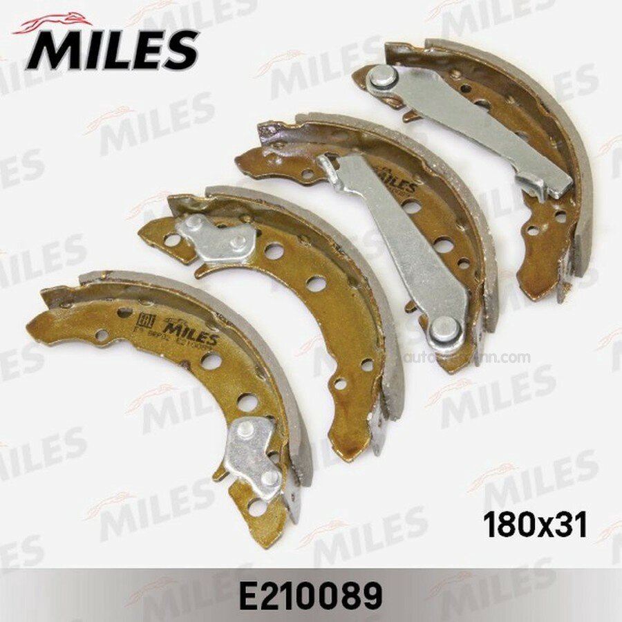 MILES E210089 Колодки тормозные барабанные AUDI 80/A2/VW G1/G2/G3/LUPO/PASSAT/POLO 75-05