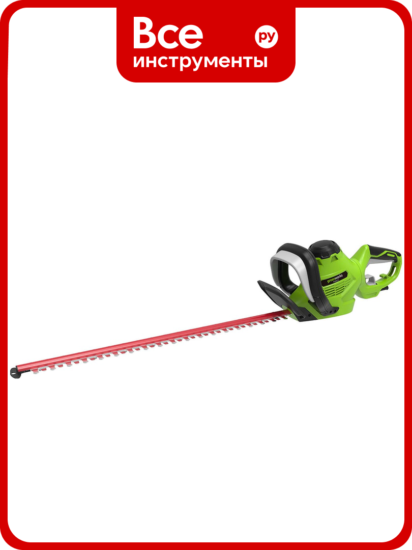 Электрический кусторез GreenWorks GHT7068 Deluxe 2201407, резиновый, и простотой обслуживания