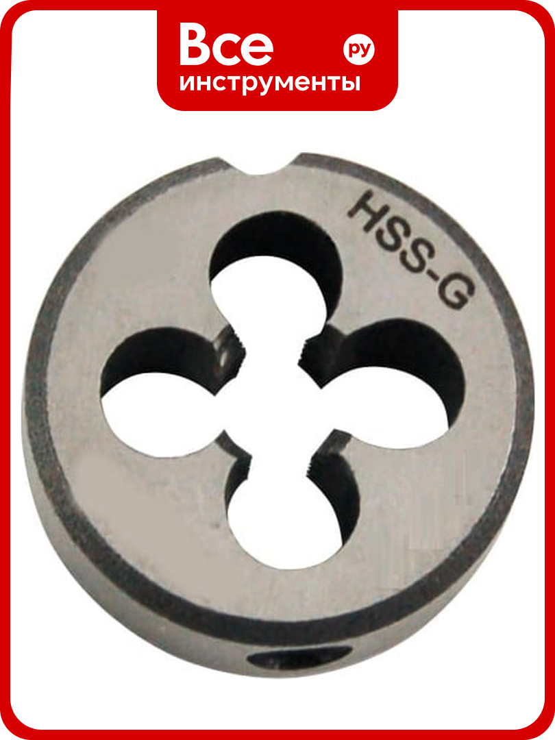 Плашка D.BOR DIN 223 Form-B HSS-G, M12x1,75, 38х14 D-TCT-700-120-175