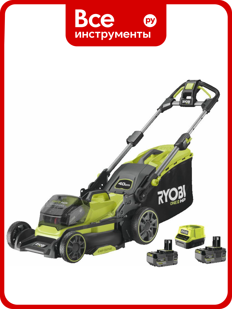 Бесщеточная газонокосилка Ryobi ONE+ 18В RY18LMX40B-240 5133005481