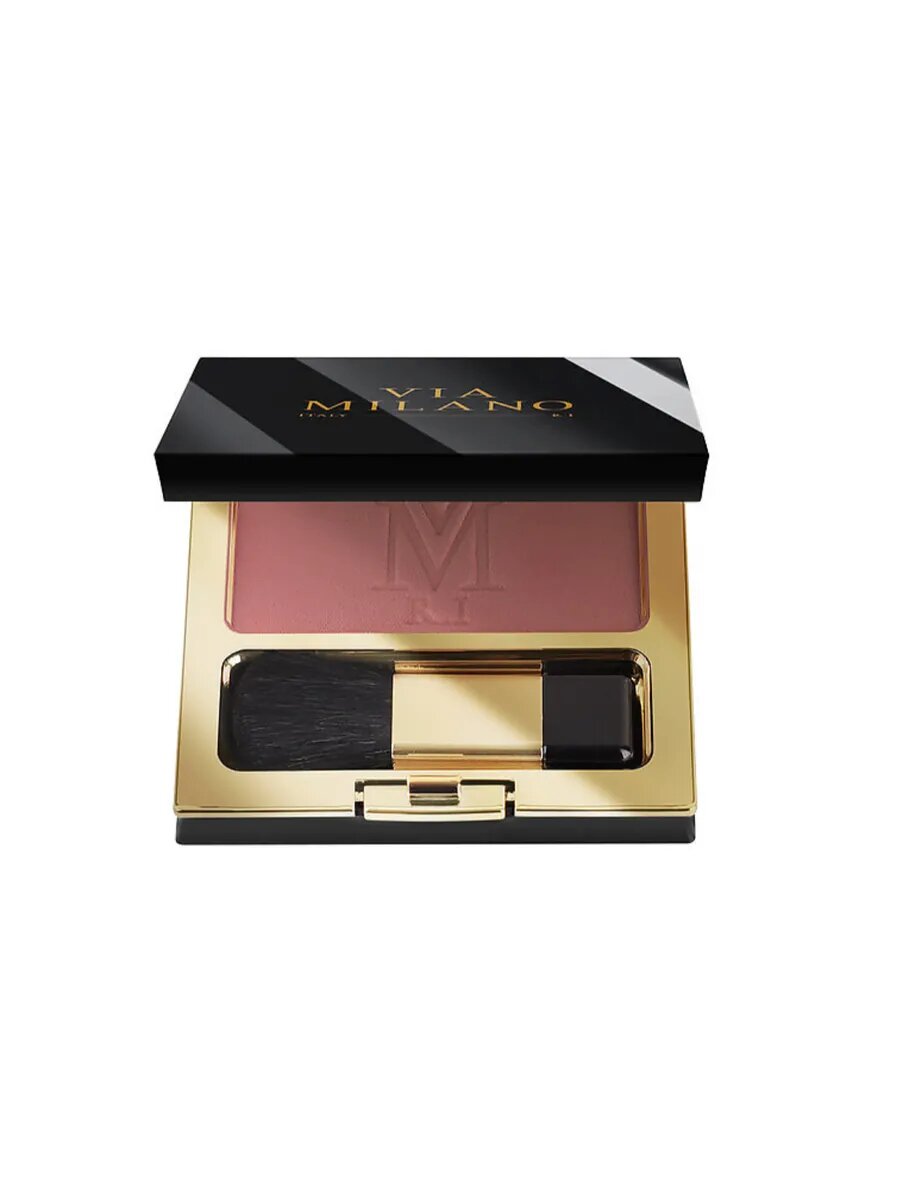 VIA MILANO Румяна для лица матирующие с витамином Е Blush Matte Covering, F01 Angel Cheeks