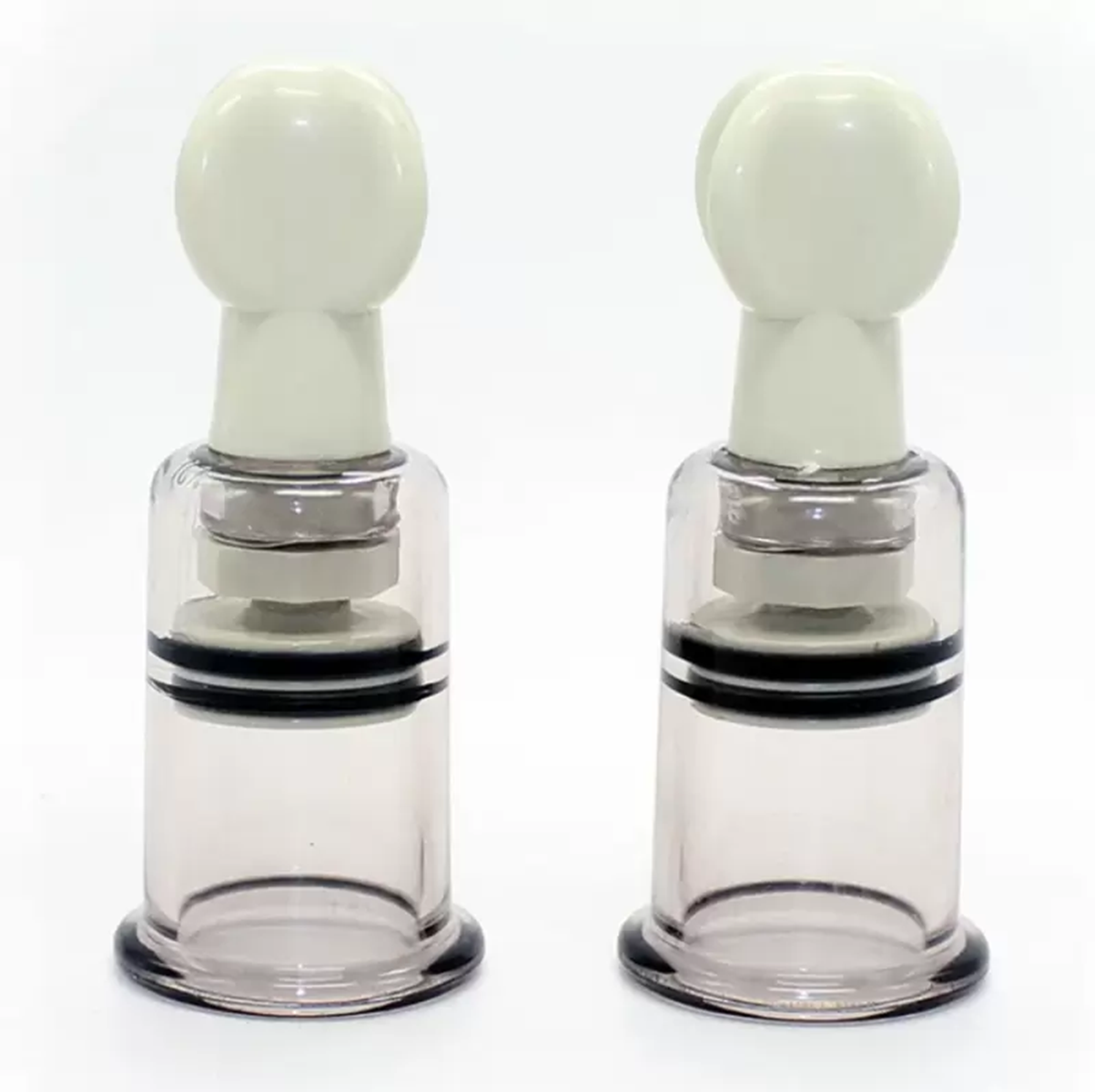Прозрачная вакуумная помпа для сосков Nipple Sucker Erozon, 6 см