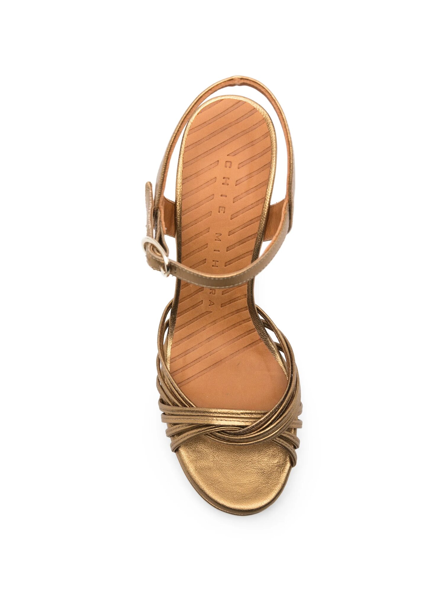 Босоножки Chie Mihara Woven platform sandals, размер 37, gold — фото 1