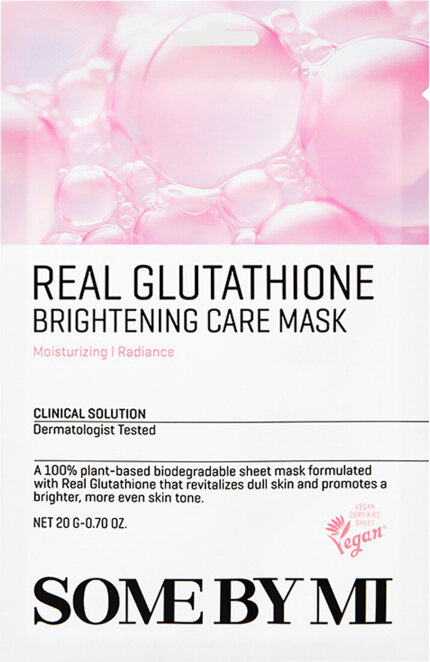 Some By Mi Тканевая маска с глютанином для сияния Glutathione Brightening Care Mask 15ml