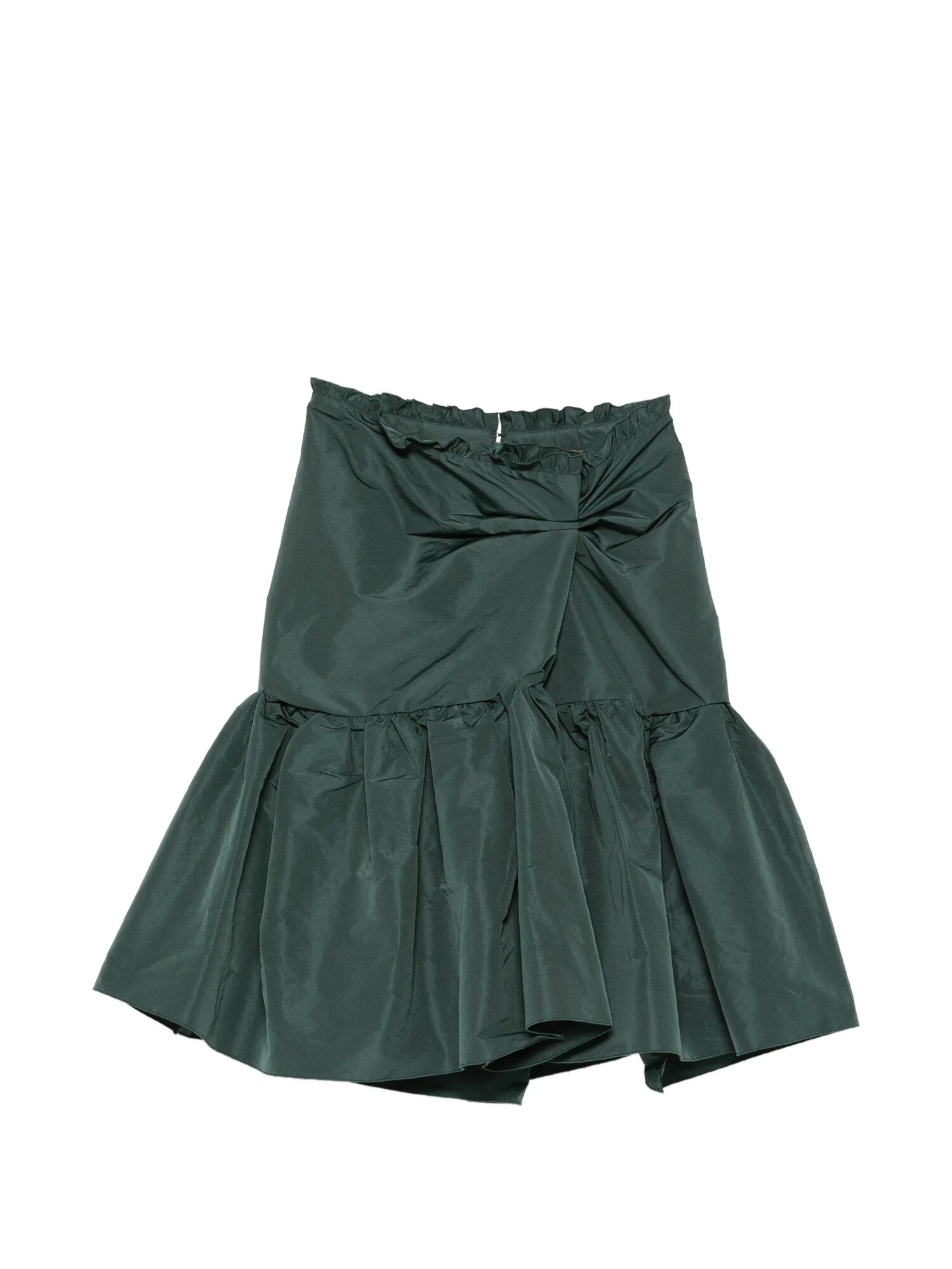 Юбка Ruffled-trim twisted midi skirt