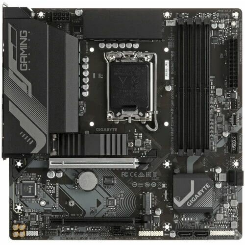 Материнская плата GIGABYTE B760M GAMING X GEN5 - LGA 1700, Intel B760, 4xDDR5-5600 МГц, 1xPCI-Ex16, 2xM.2, Micro-ATX