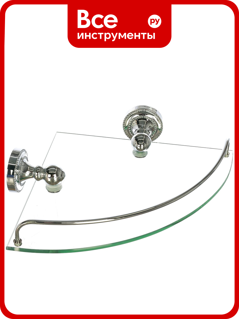 Полка стеклянная угловая FIXSEN STYLE 41103A