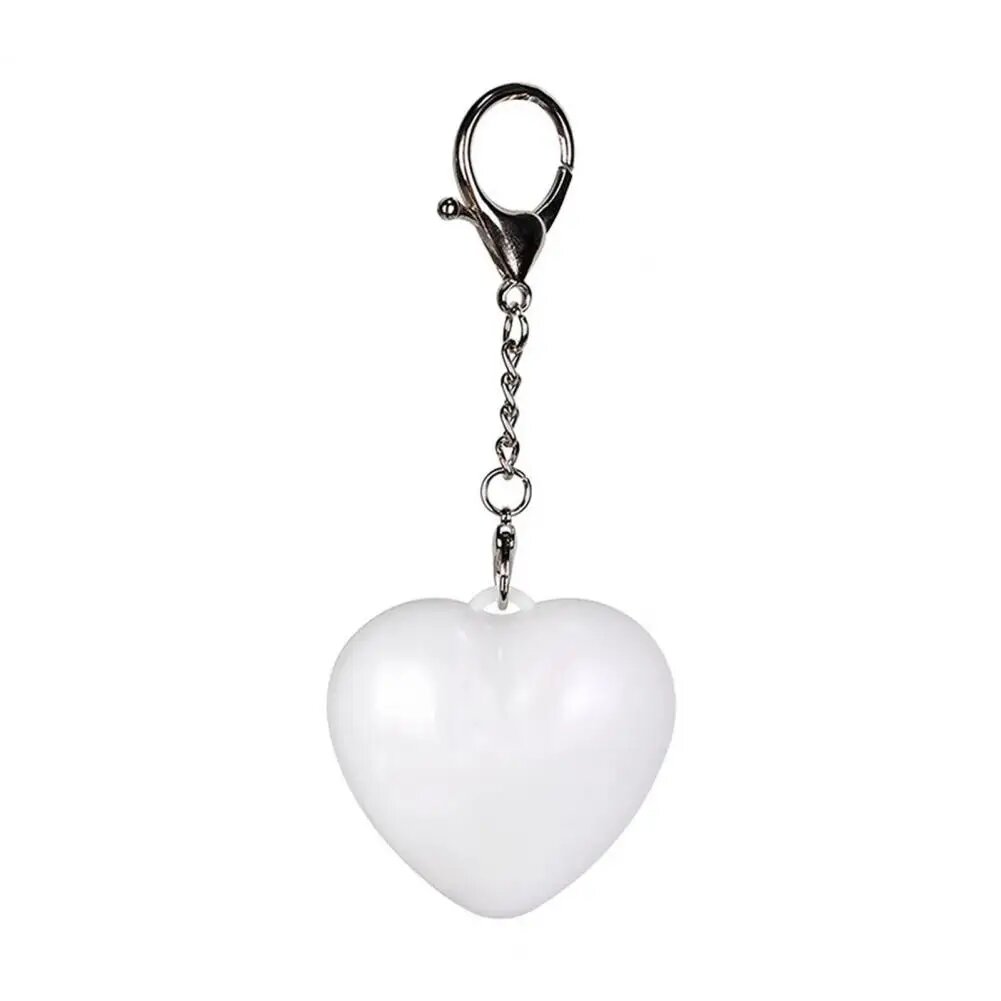 Белый брелок-сердечко Love Heart, Цвет: C