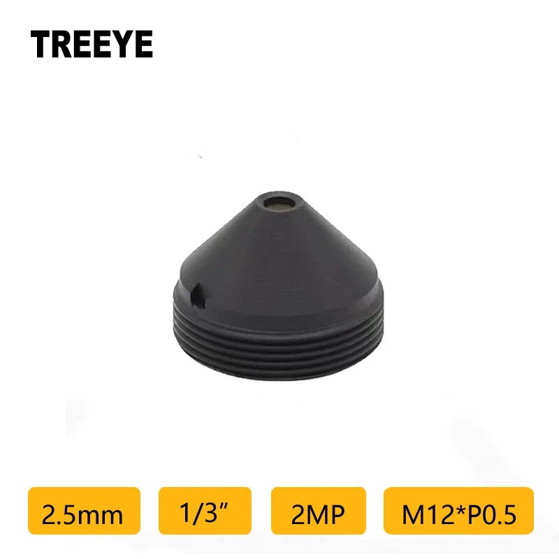 TREEYE HD 2MP 2.5 мм объектив для видеонаблюдения No IR Filter