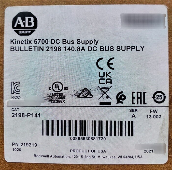 Модуль Allen-Bradley 2198-P141